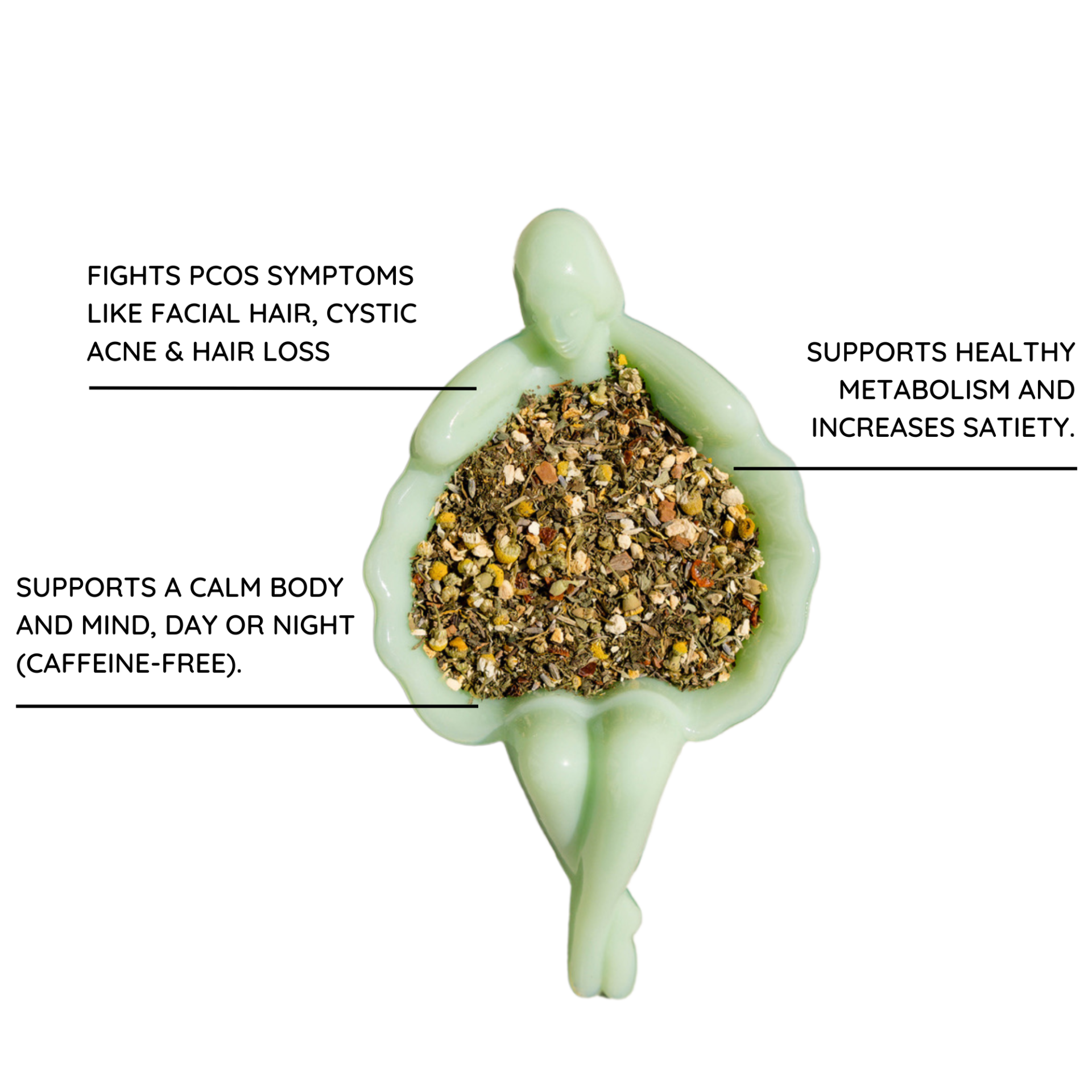 Testosterone Relief Tea - OvaFit PCOS Supplements