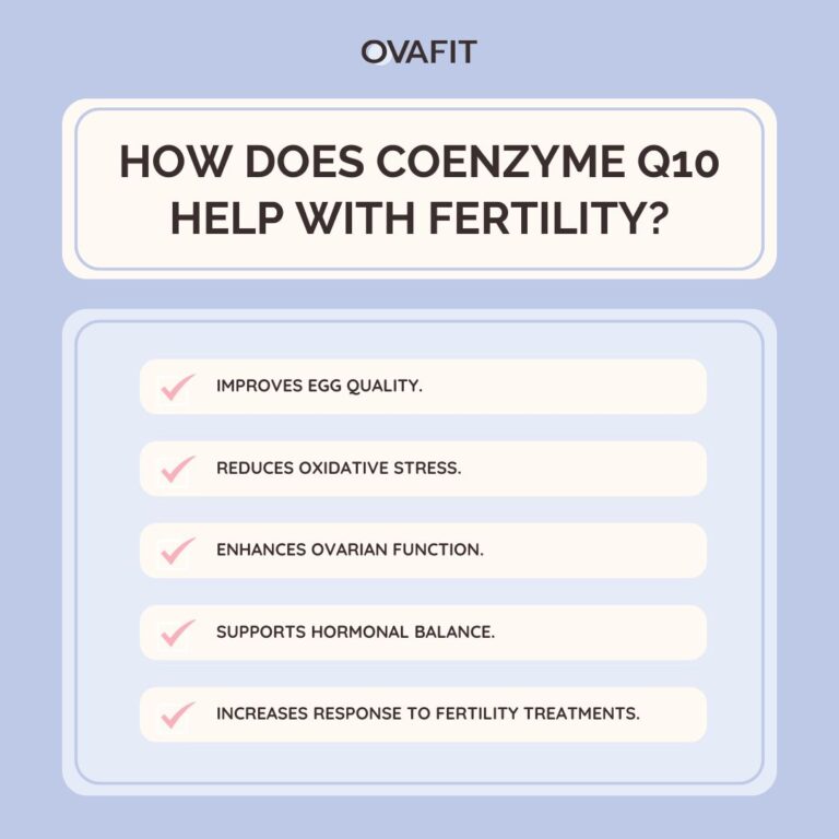 7 Coenzyme Q10 Benefits for Fertility - Ovafit