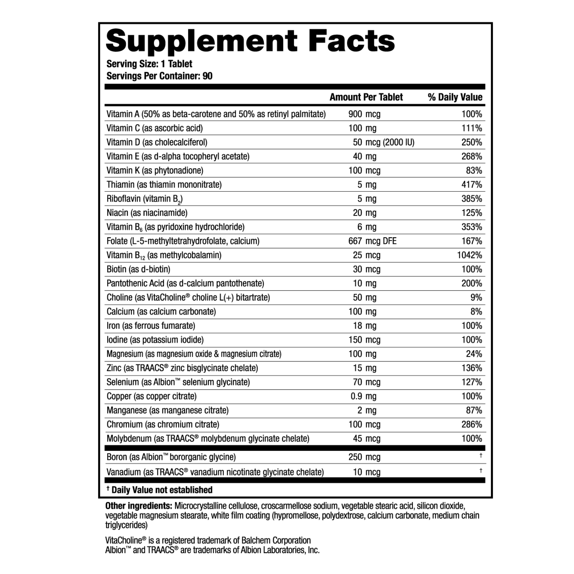 PCOS Multivitamin - OvaFit PCOS Supplements