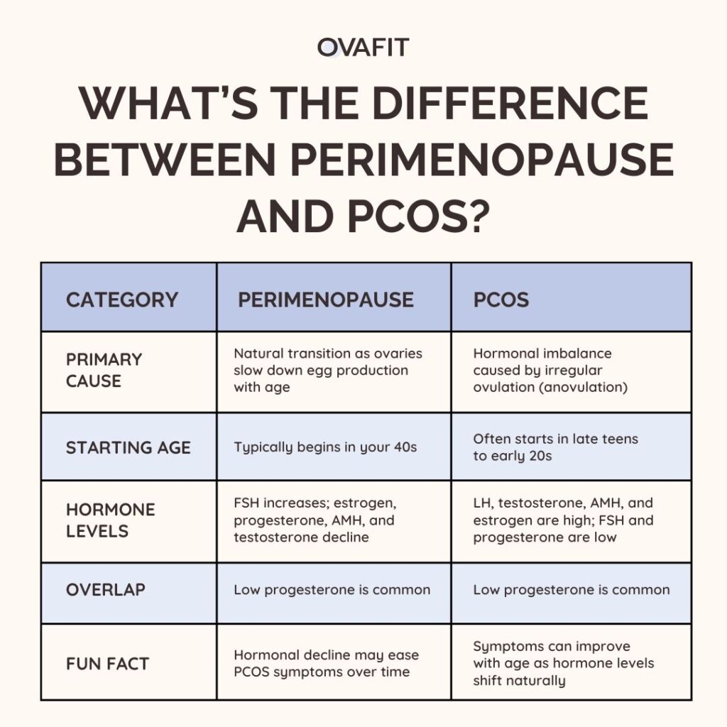 PCOS and Perimenopause: Understanding the Overlap - OvaFit PCOS Supplements